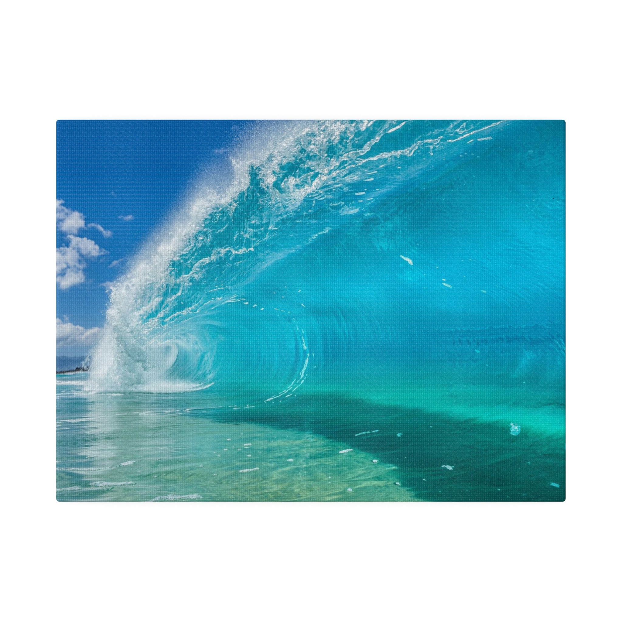 Ocean Canvas Art transluscent Wave an Original - Etsy