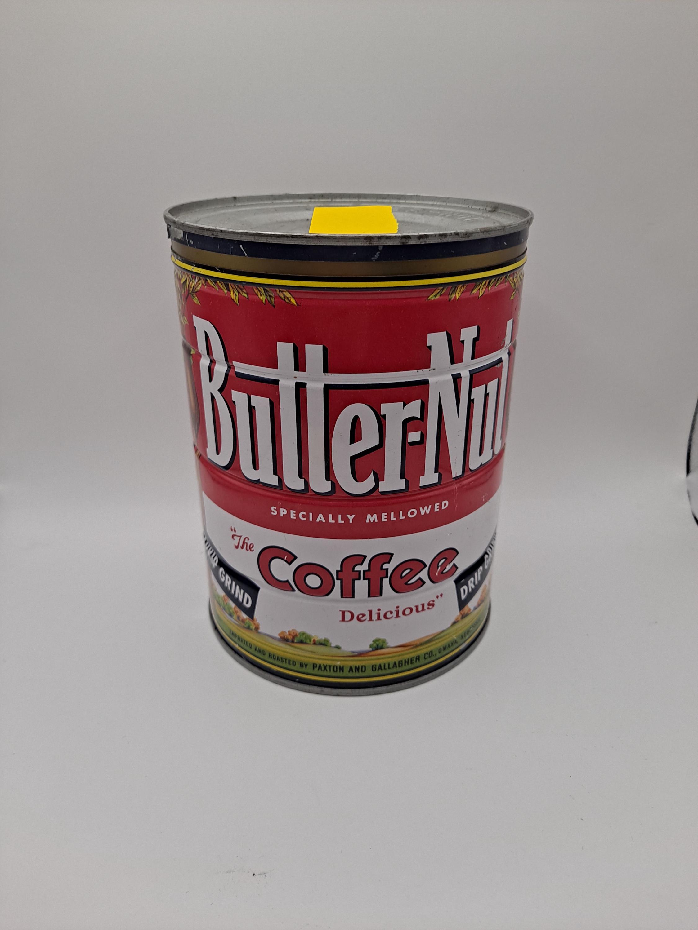 Vintage Butternut Coffee Tin - Etsy