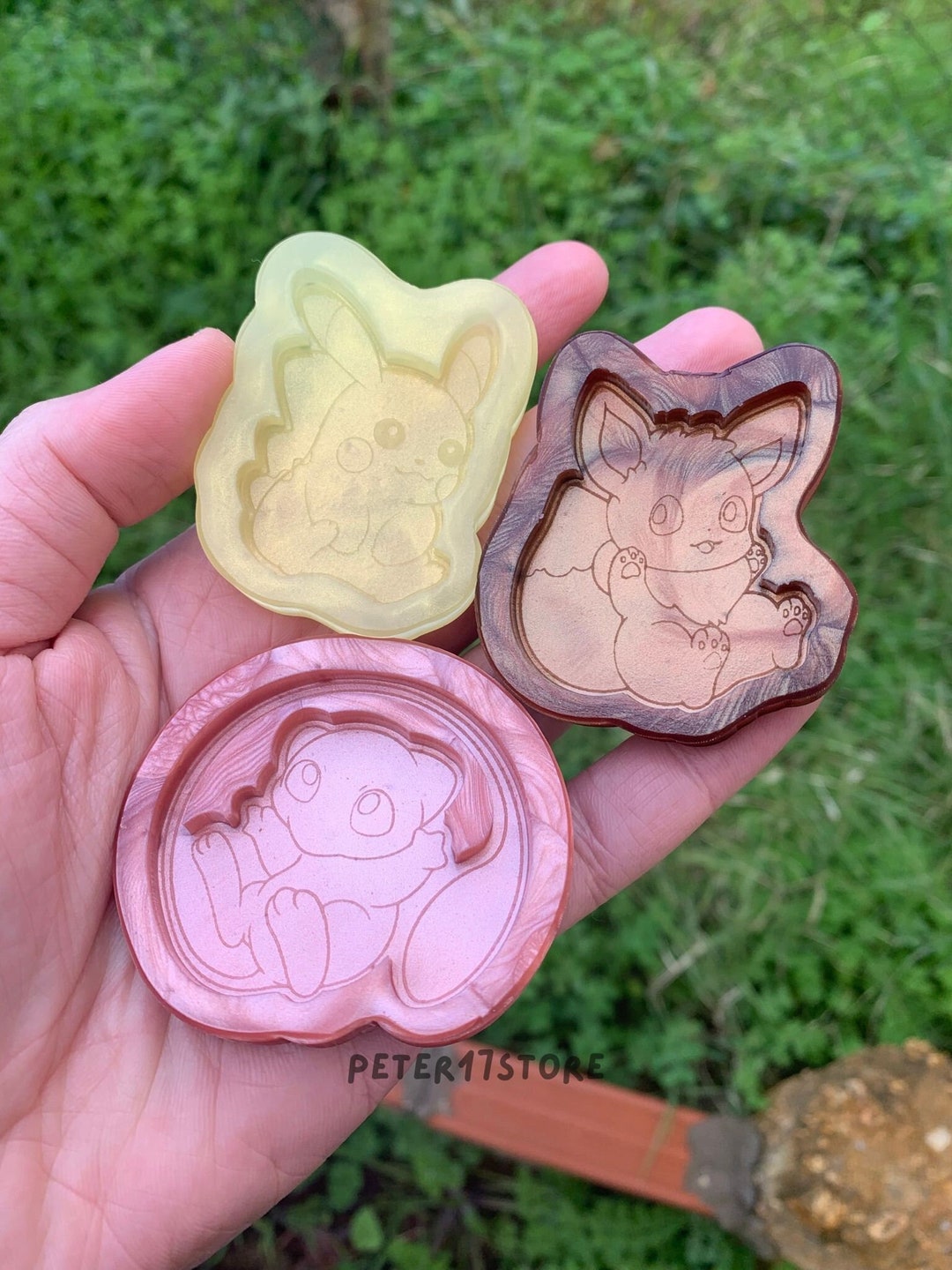 Pikachu/eevee/mew Mold (designed by Luminous_senecio) - Etsy