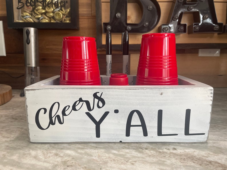 Double Solo Cup Holder/ Party Cup Dispenser/ Solo Cup and Mini - Etsy