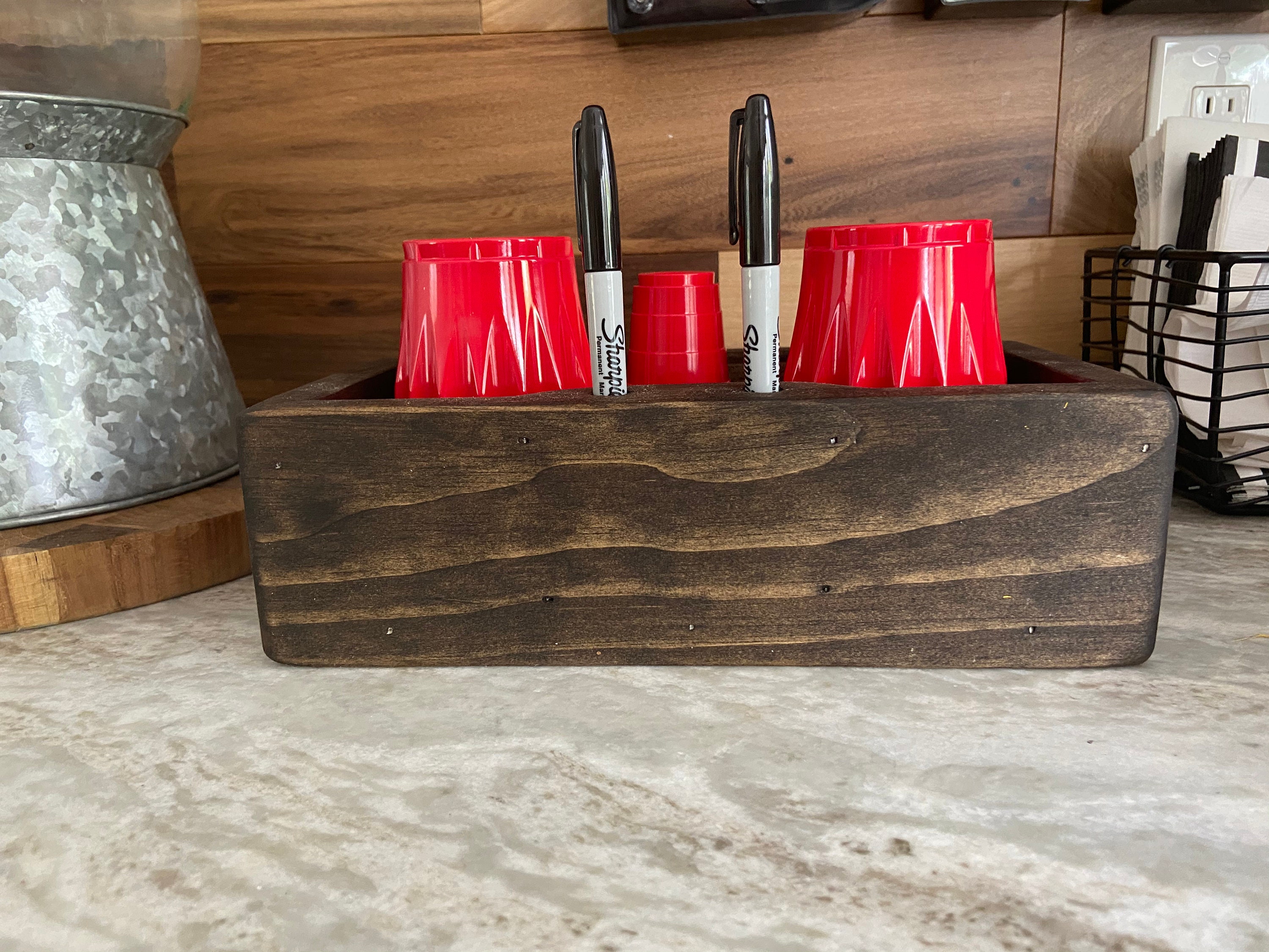 Double Solo Cup Holder/ Party Cup Dispenser/ Solo Cup and Mini | Etsy