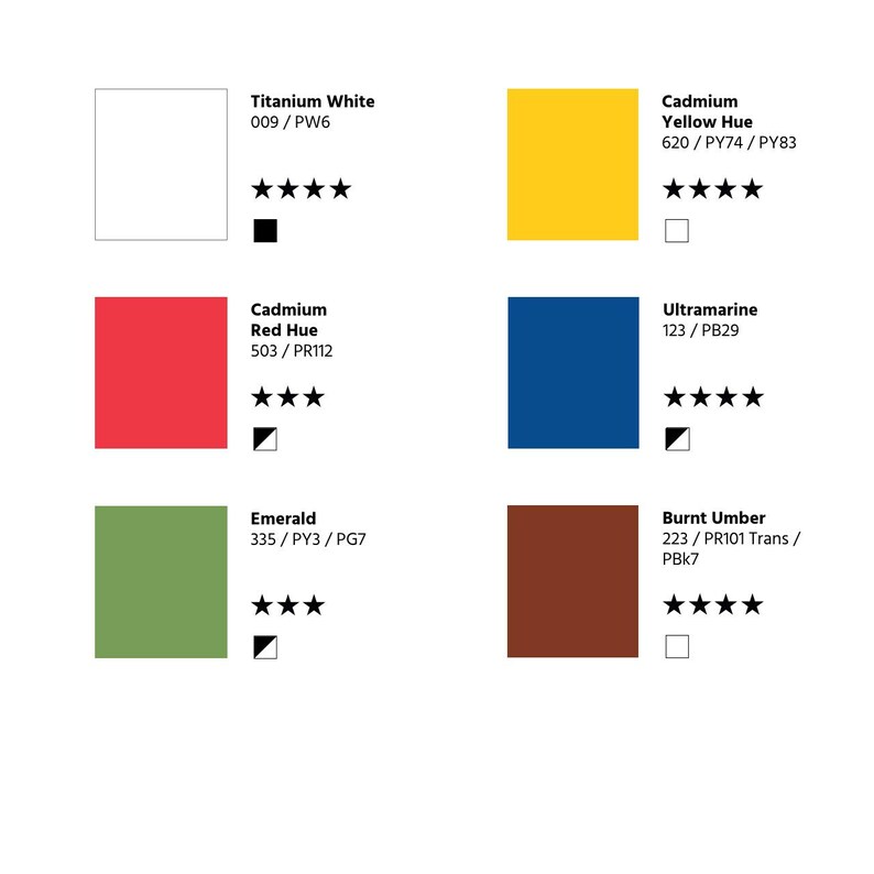 Daler Rowney System 3 Acrylic Starter Set 6 X 22ml - Etsy UK