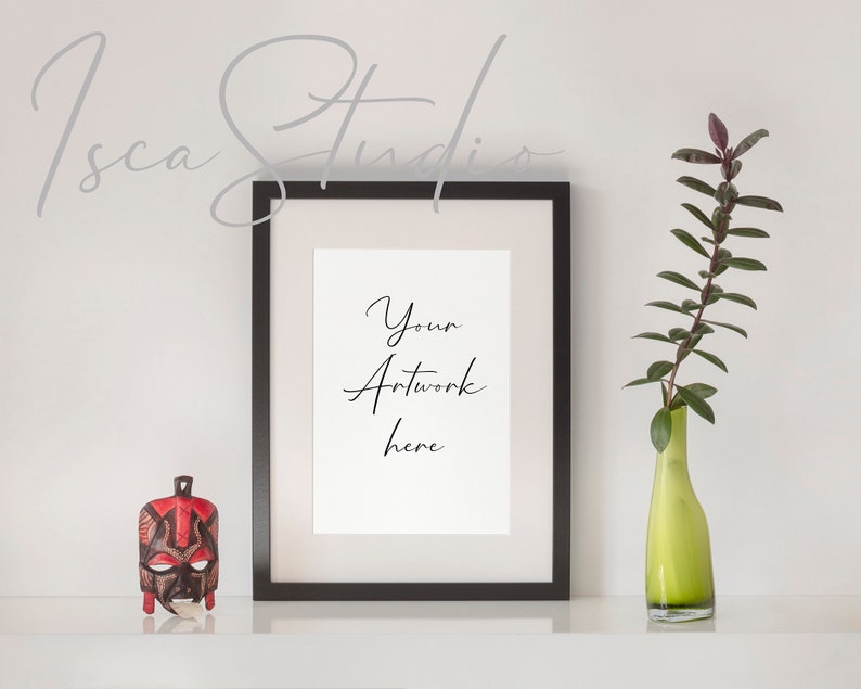 Black Frame Mockup, A4, A3, Ikea Ribba, Styled Photography, Instant ...