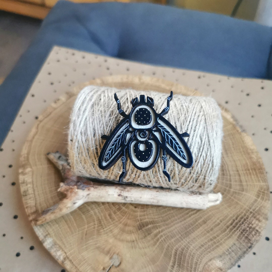 Insect Brooch, Fly Jewelry, Insect Jewelery, Insect Bug Lover Gift - Etsy