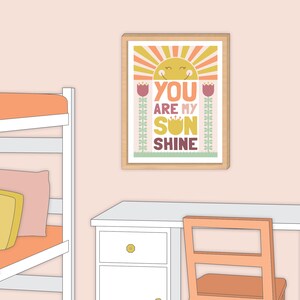 You Are My Sunshine, Poster, Printable, Nursery Art, Playroom, Baby ...