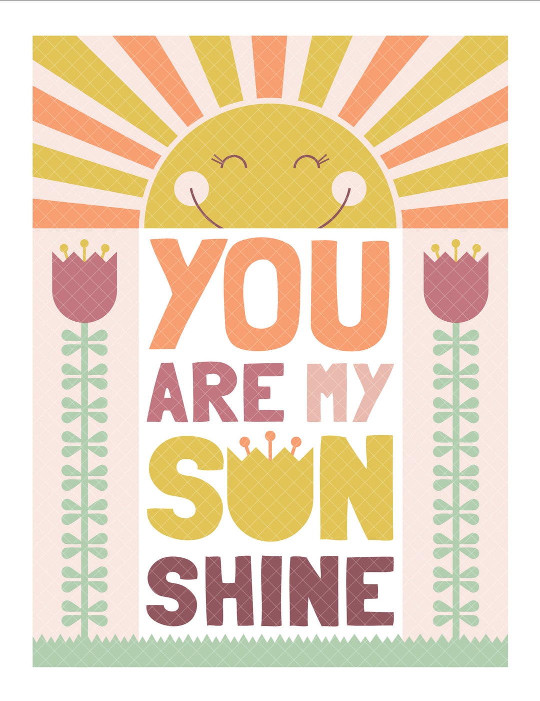You Are My Sunshine, Poster, Printable, Nursery Art, Playroom, Baby ...