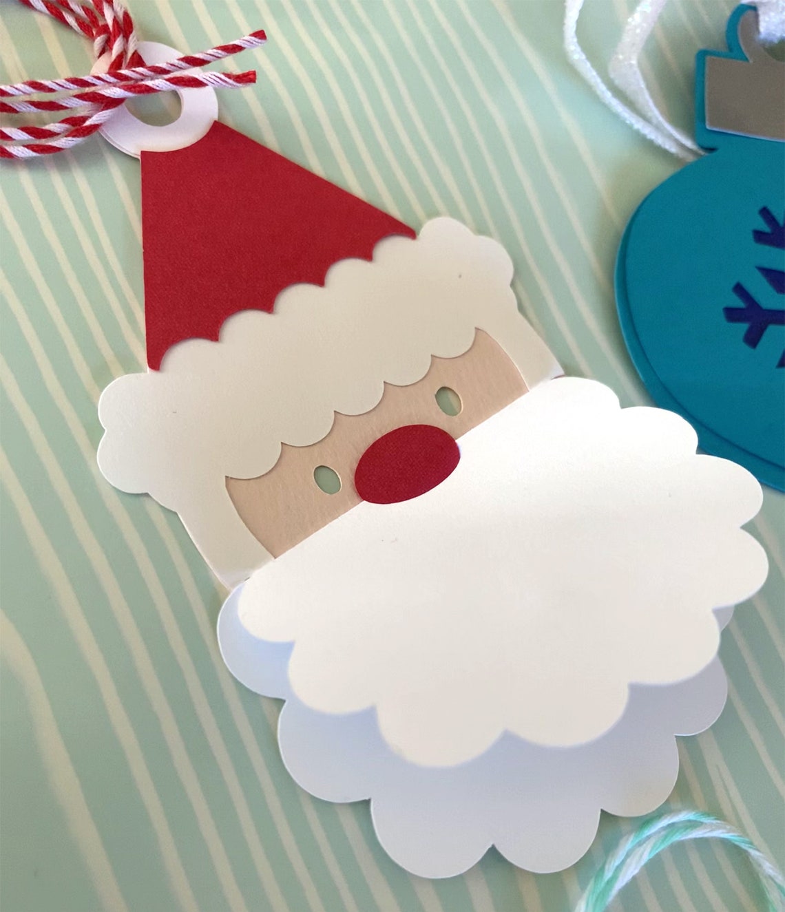 Christmas Gift Tag SVG Instant Download DIY 3D Flap Layered | Etsy