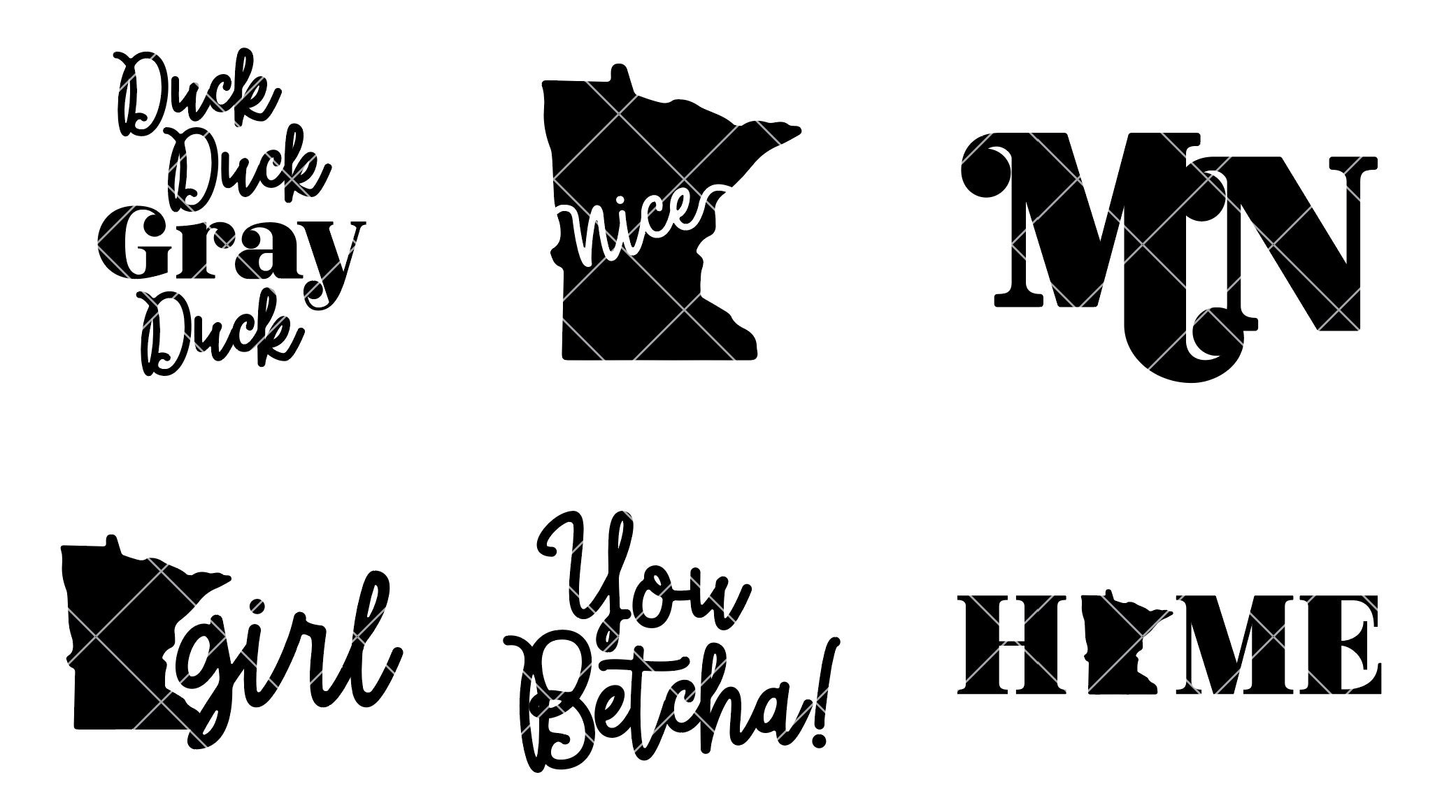 Minnesota SVG Instant Download MN Home State Ope Hot Dish Uff - Etsy