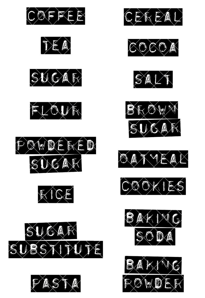 Baking SVG Instant Download Icon Phrase Label Conversion Chart - Etsy