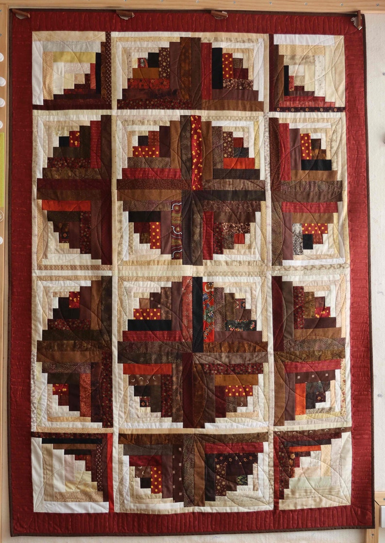 Curved Log Cabin - Etsy