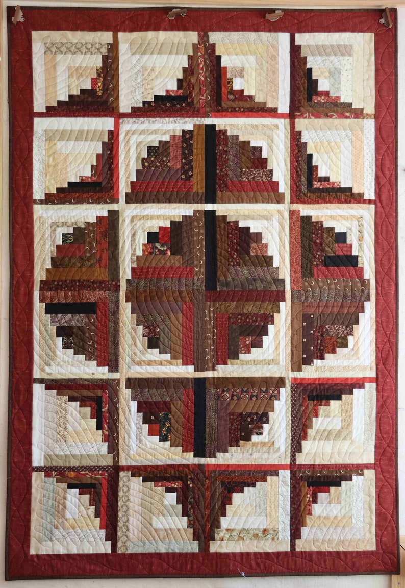 Curved Log Cabin - Etsy