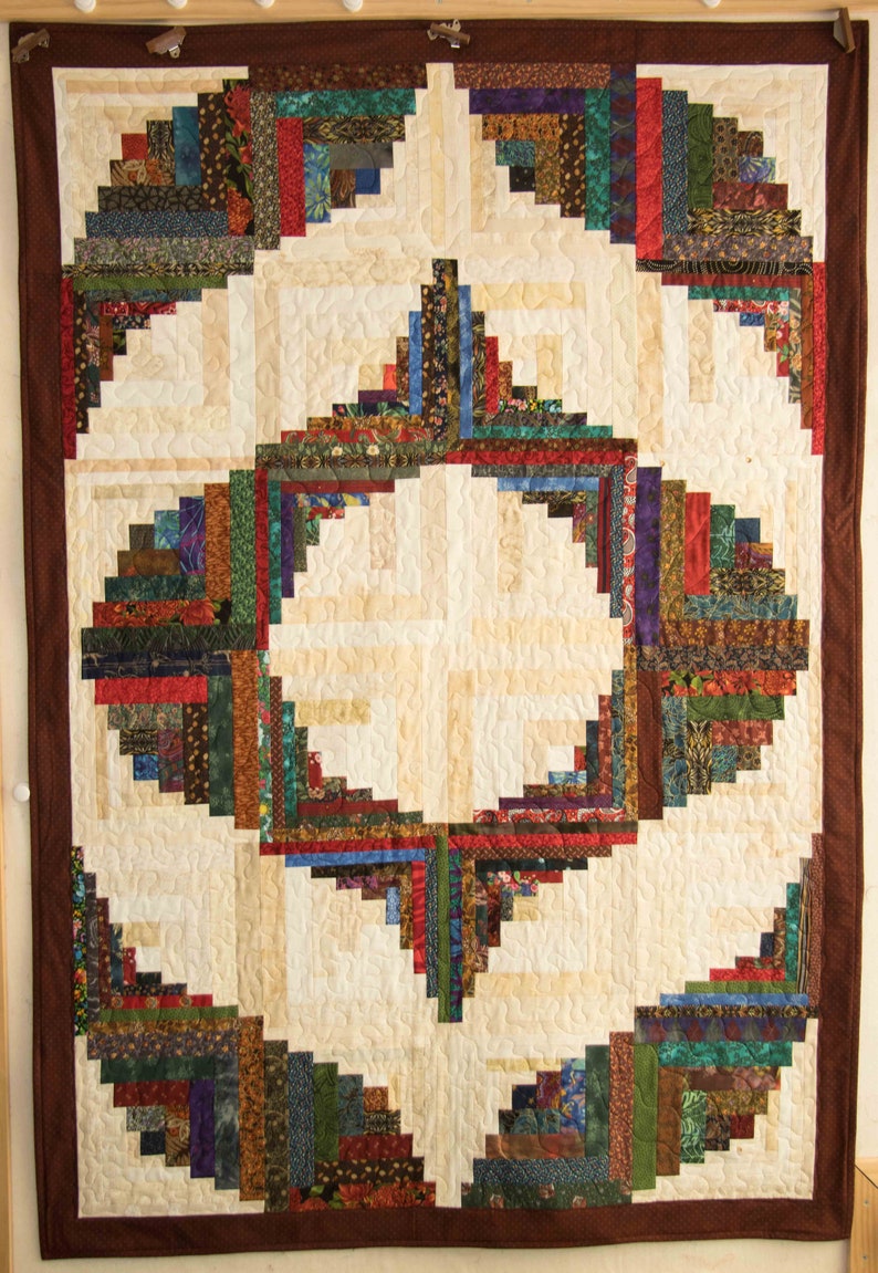 Curved Log Cabin - Etsy