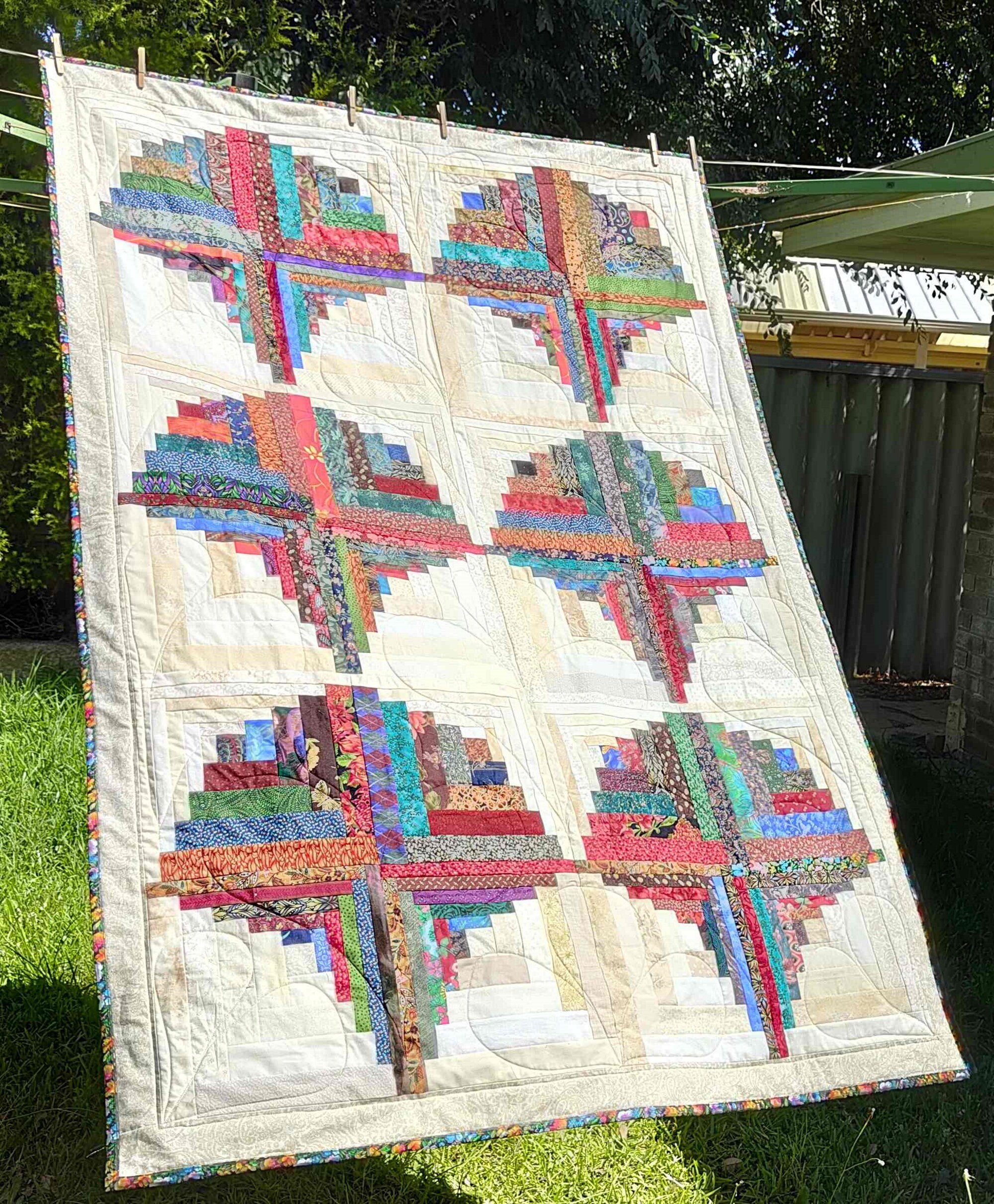 Curved Log Cabin - Etsy