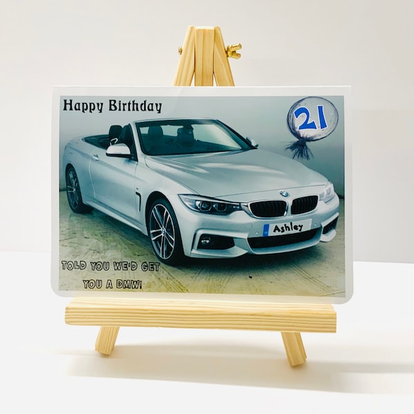 Bmw Birthday Card - Etsy UK