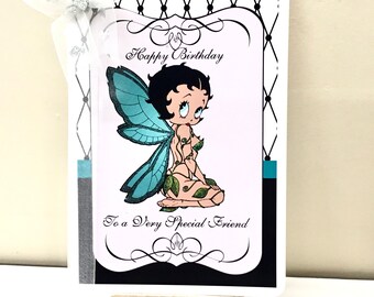 Betty Boop Card - Etsy UK