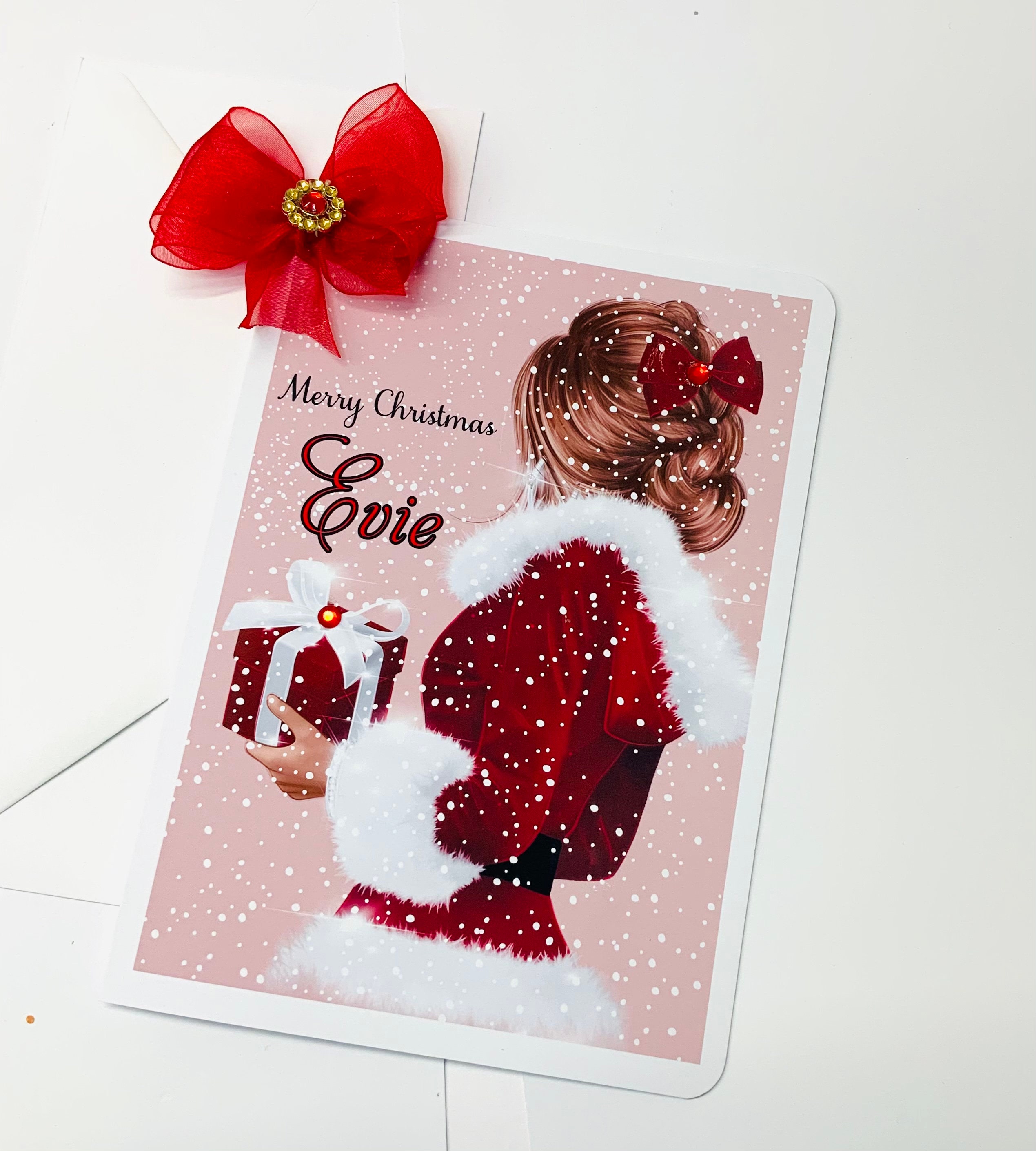 Daughter Christmas Card Fashion Girl Stunning Card for - Etsy UK