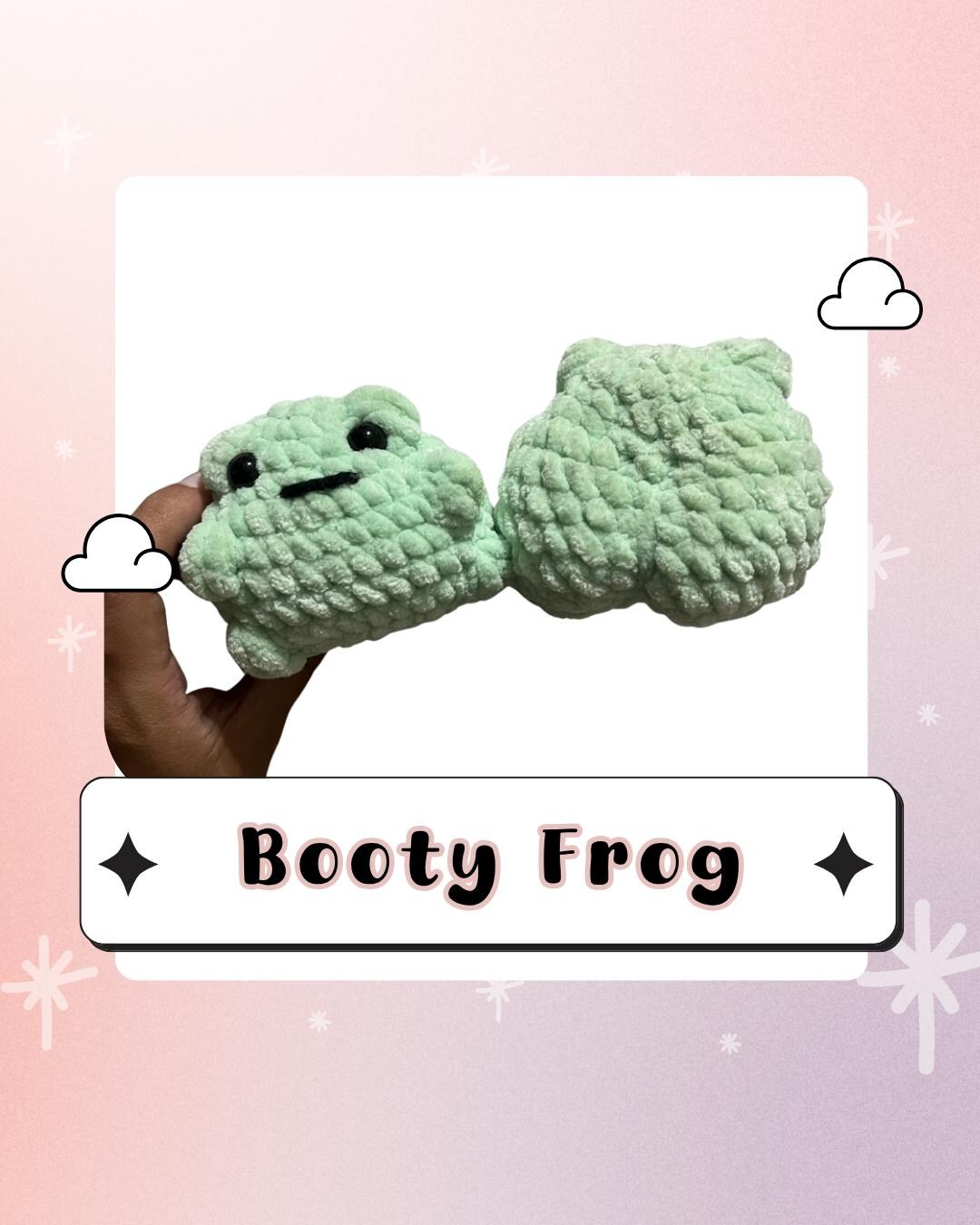 Crochet Booty Frog Plushie Amigurumi - Etsy