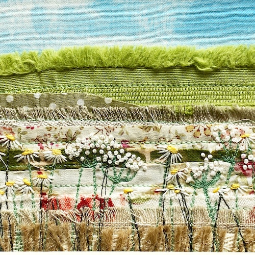 Slow Stitching Kit Echinacea - Etsy