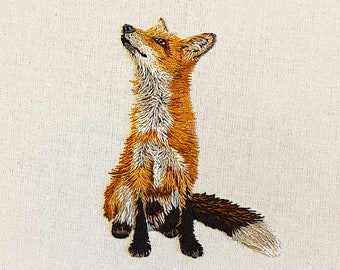 Fox Embroidery - Etsy