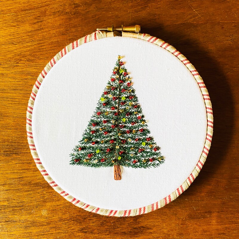 Christmas Embroidery Kit - Etsy
