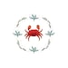 Downloadable Crab Hand Embroidery Pattern | Crab Embroidery Pattern ...