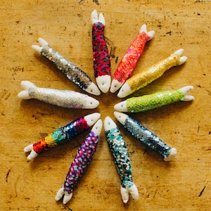 Craft Kit Sequinned Fish | Needlework Sparkle Fish Kit | Sequin ...