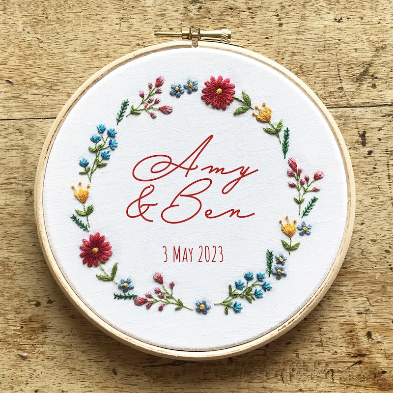 Embroidery Kit Wedding - Etsy