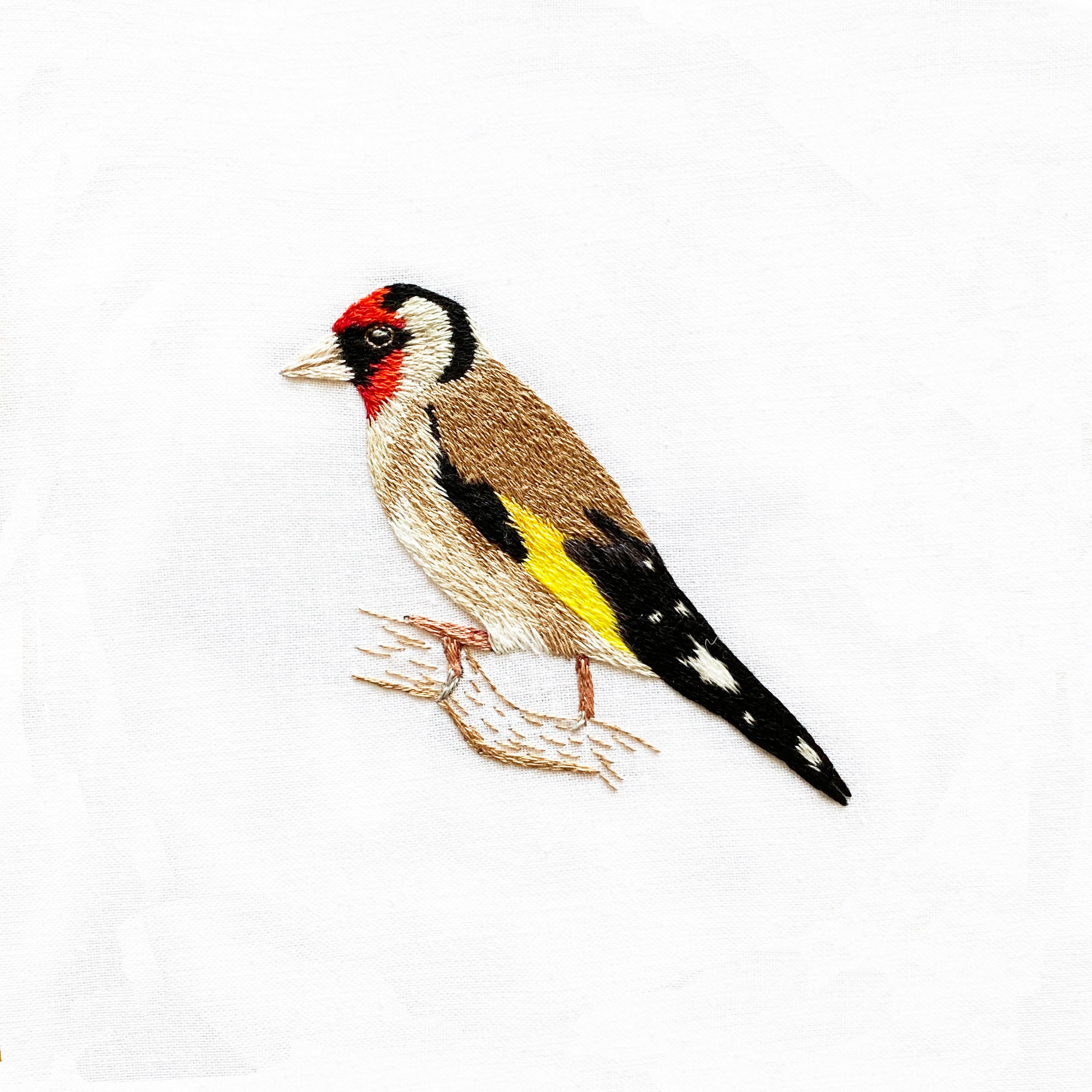 Goldfinch Embroidery Kit Goldfinch Needle Craft Kit - Etsy