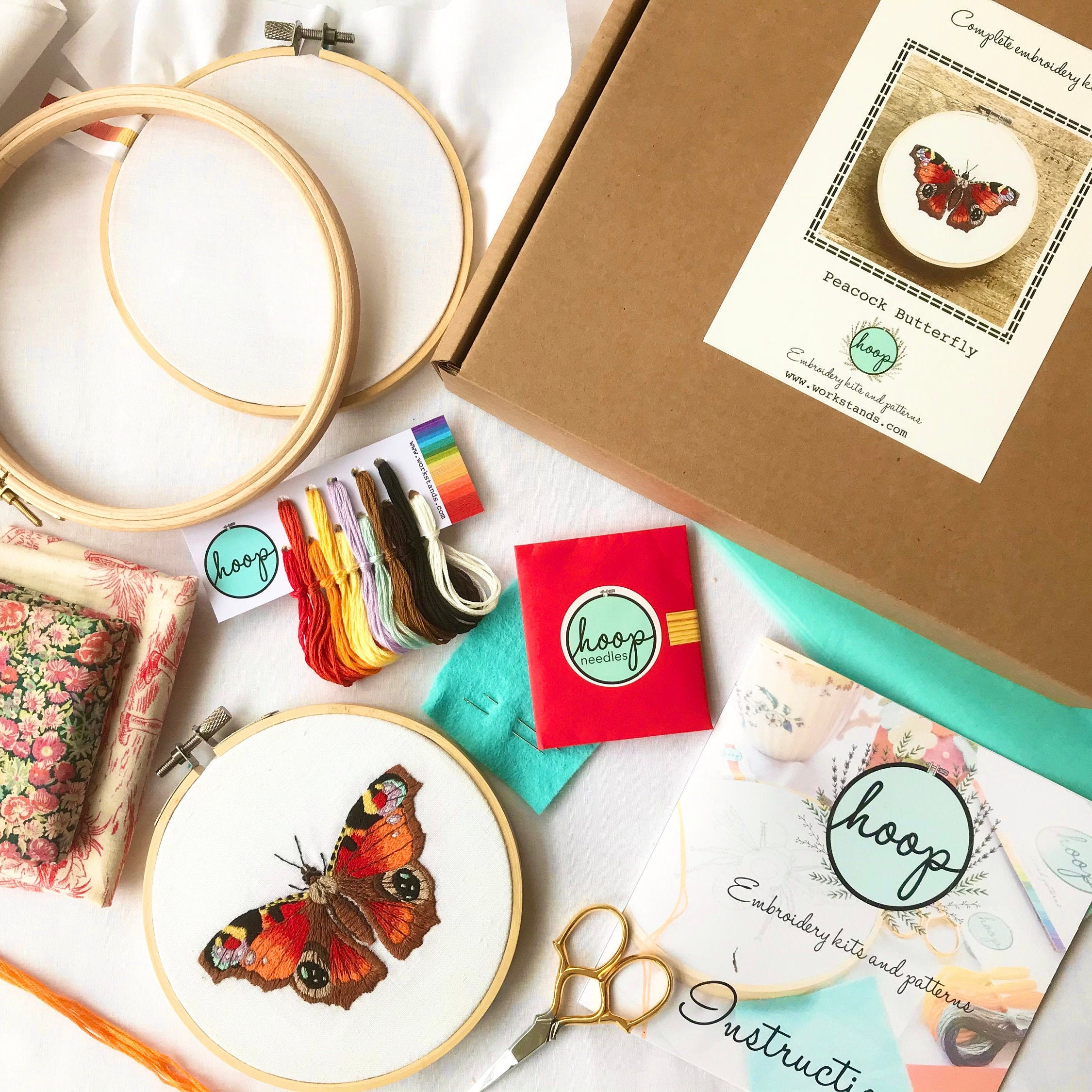 Madagascan Moth Embroidery Kit Butterfly Needle Craft DIY | Etsy