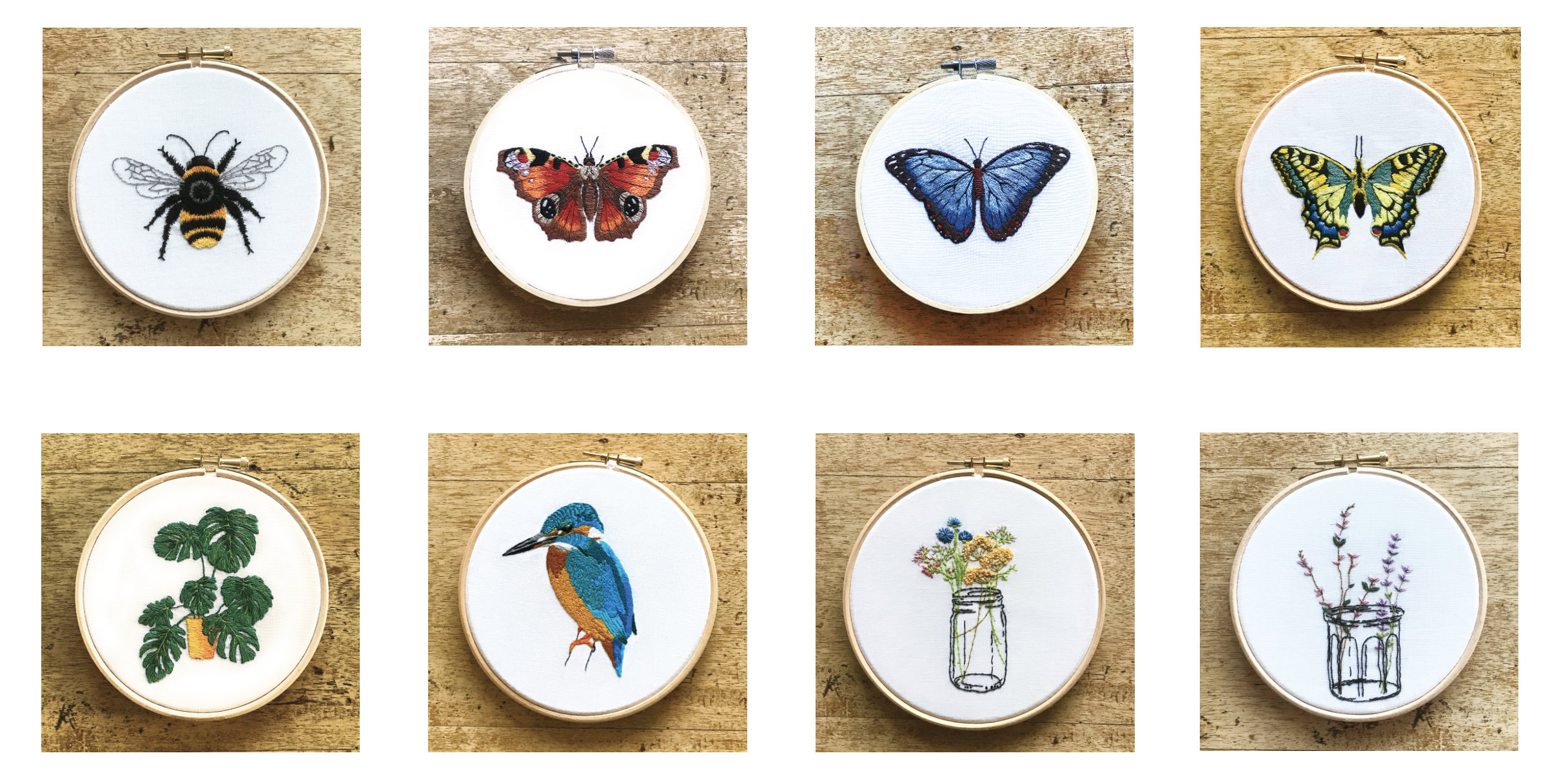 Madagascan Moth Embroidery Kit Butterfly Needle Craft DIY | Etsy