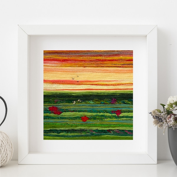 Textile Landscape - Etsy UK