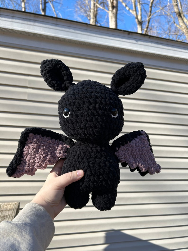 Crochet Bat | Crochet Bat Plushie | Bat Plush | Stuffed Animal - Etsy