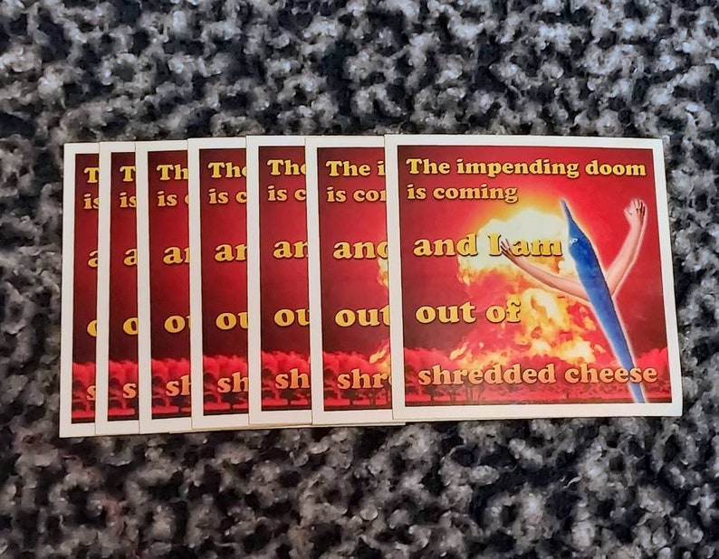 Worm on a String Meme Sticker Funny Meme Squirmle Fuzzy - Etsy