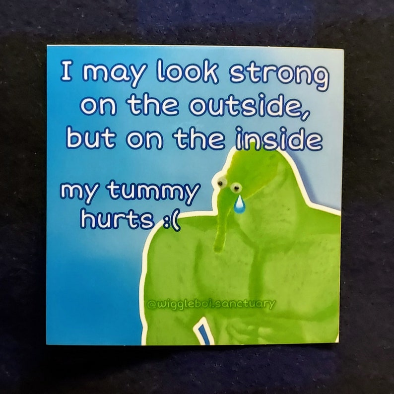 Buff Worm Meme Sticker Funny Meme Squirmle Worm on a - Etsy