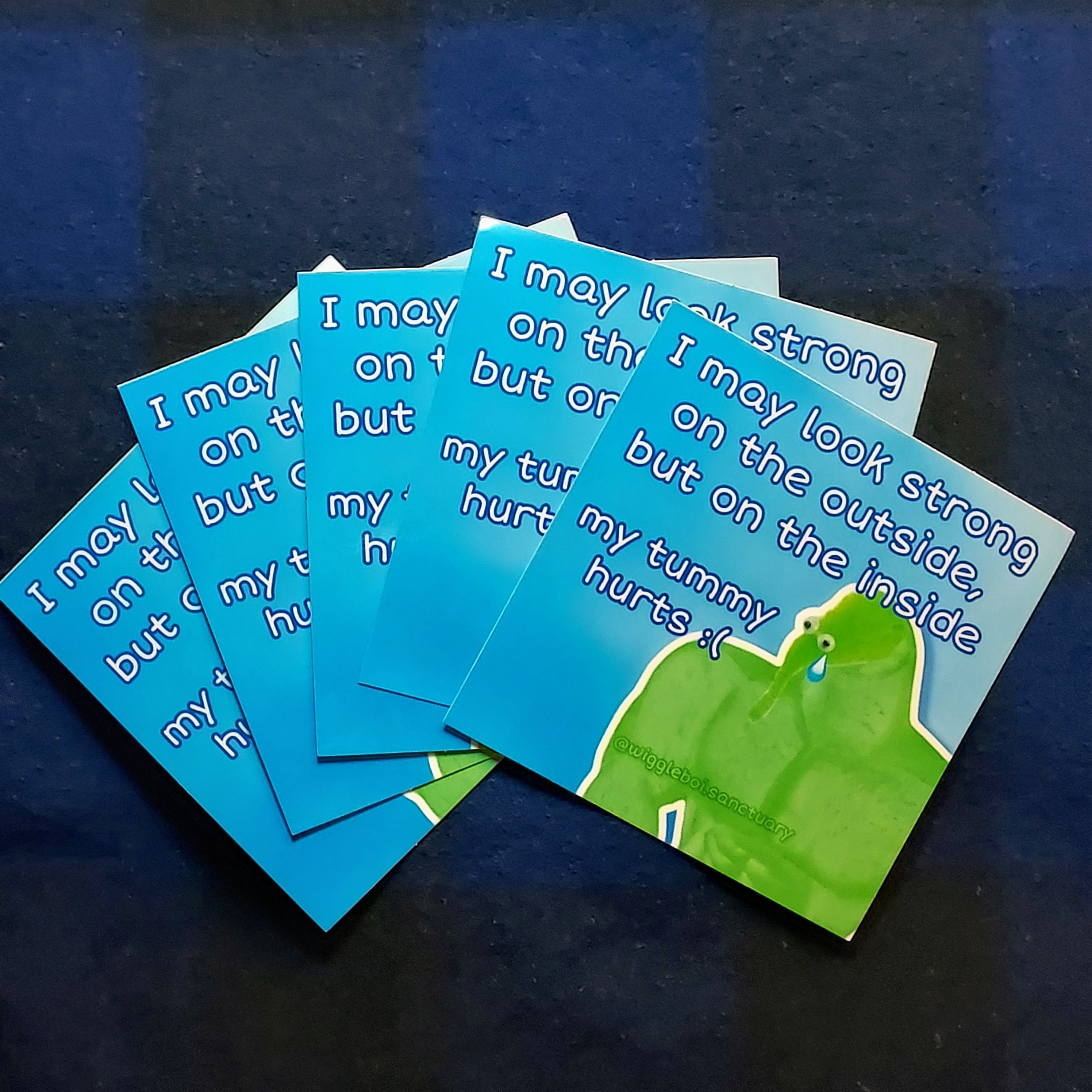 Buff Worm Meme Sticker Funny Meme Squirmle Worm on a - Etsy UK