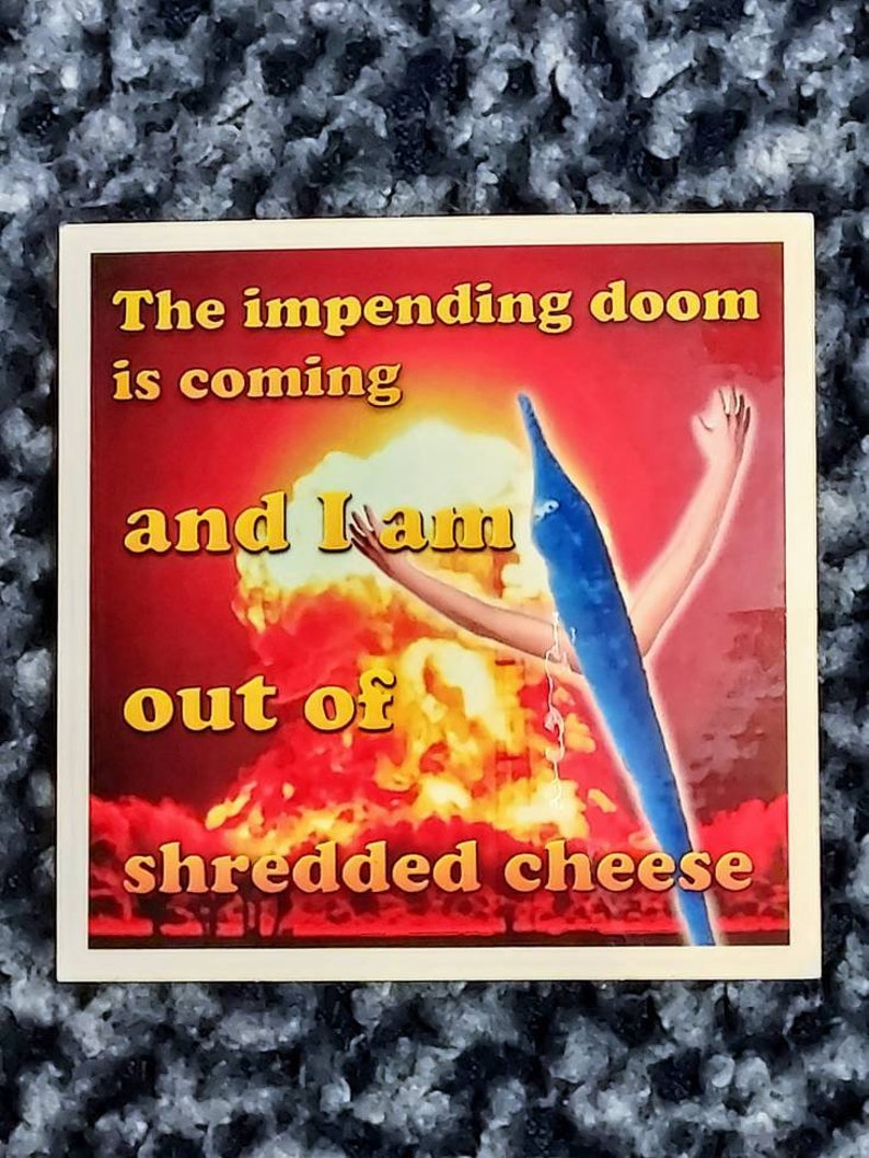 Worm on a String Meme Sticker Funny Meme Squirmle Fuzzy - Etsy