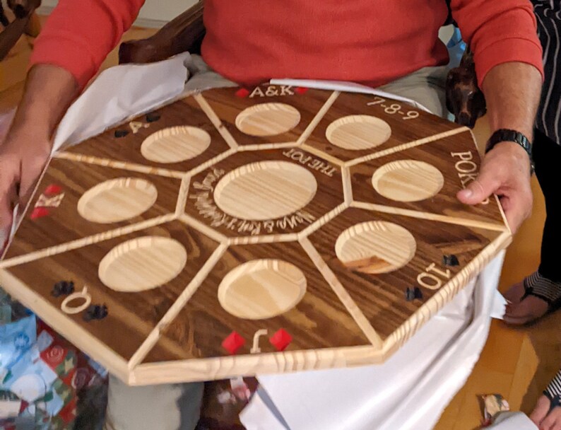 Personalized Wood Carved Rummoli Board - Etsy