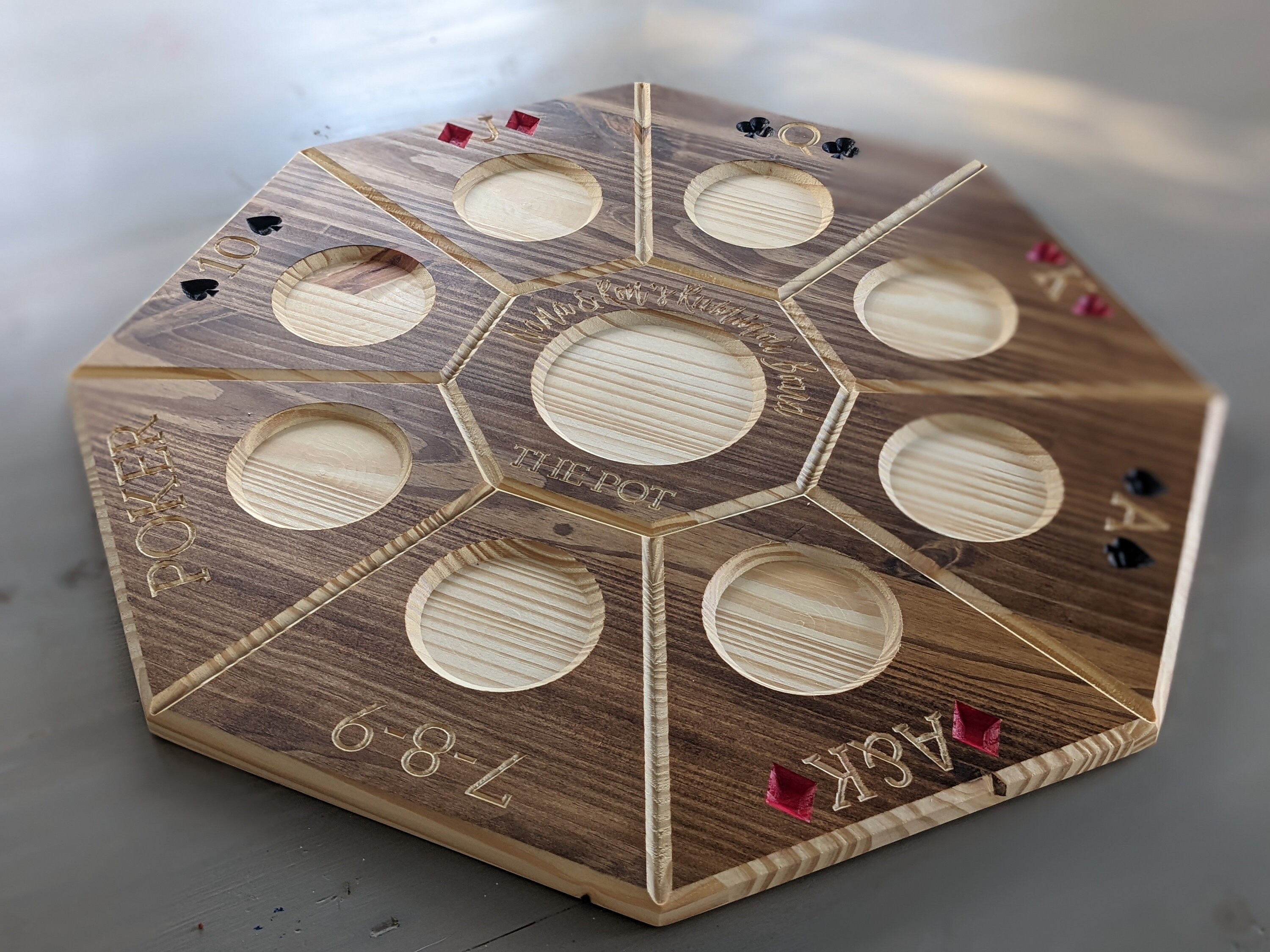 Personalized Wood Carved Rummoli Board - Etsy