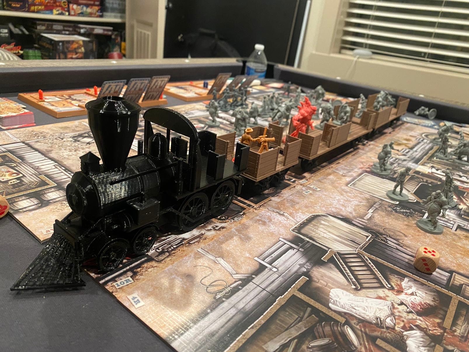 3D Train for Zombicide Undead or Alive Board Game - Etsy UK