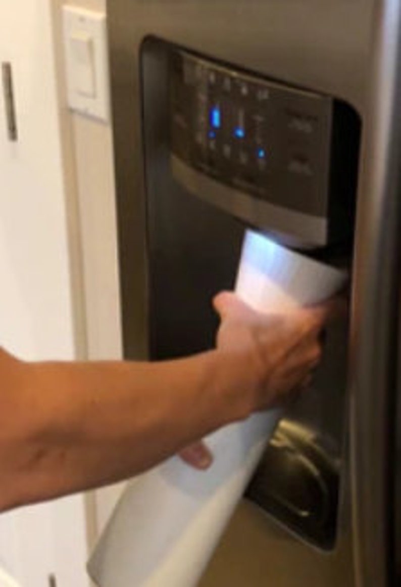 Ice Drop Water Bottle Ice Funnel + 3M Stainless Steel - Etsy