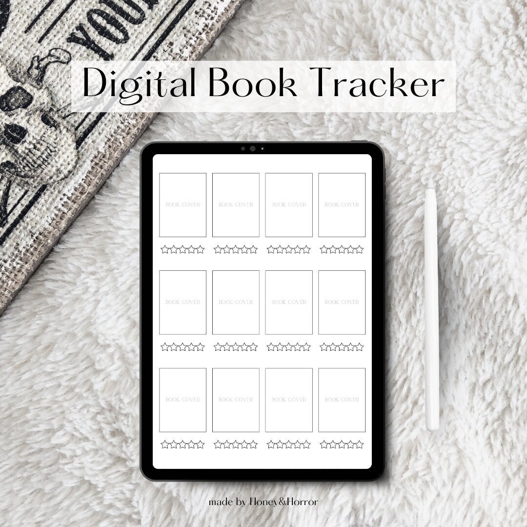 Digital Book Tracker | Reading Planner Journal Page | Goodnotes ...