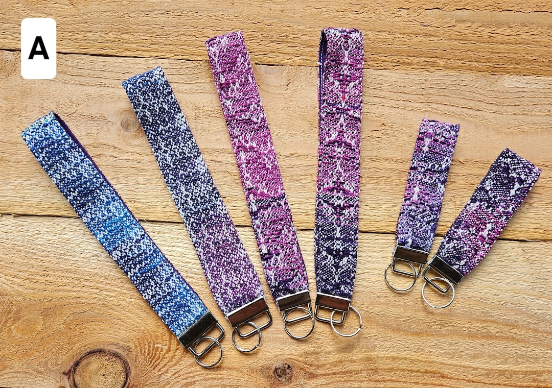 Key Chains Made With Handwoven Fabric - Etsy