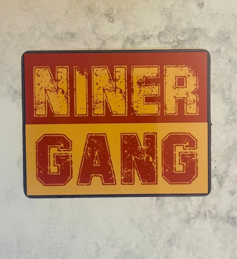 Niner Gang Sticker | Water Resistant Sticker | Vinyl Sticker - Etsy