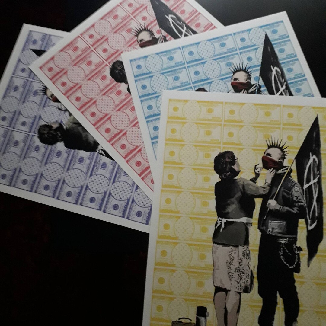 Original Serigraphy Death NYC Punk Mum No Banksy - Etsy