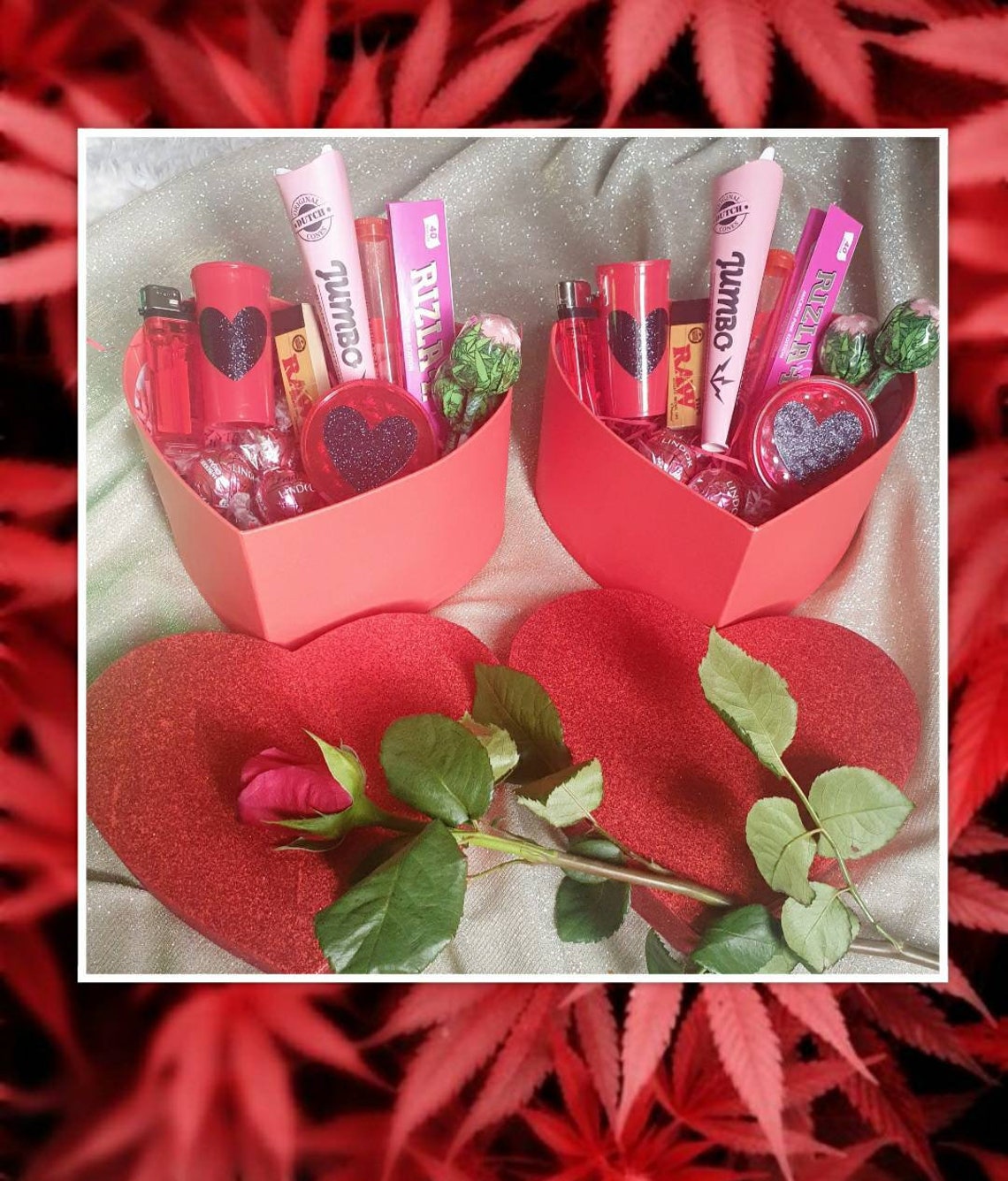Stoner Cannabis Ganja Weed Gift Box Set for Her Valentines - Etsy