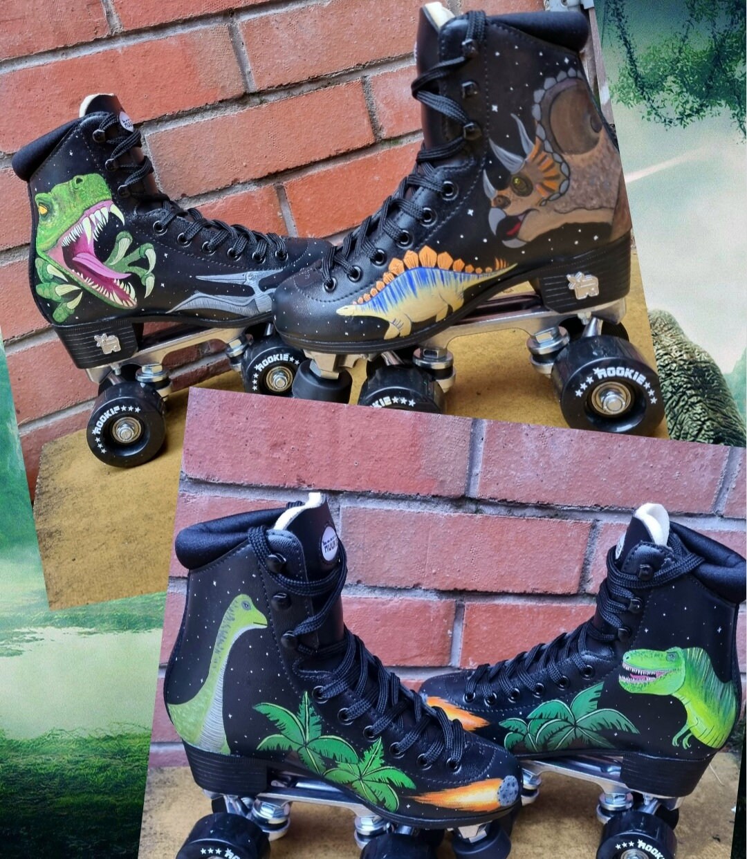 Choose Your Own Design Handpainted Customized Roller Skates - Etsy