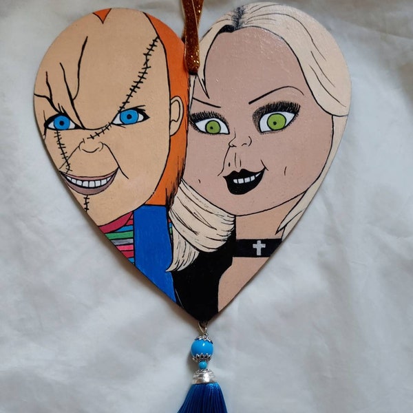 Chucky and Tiff Heart - Etsy