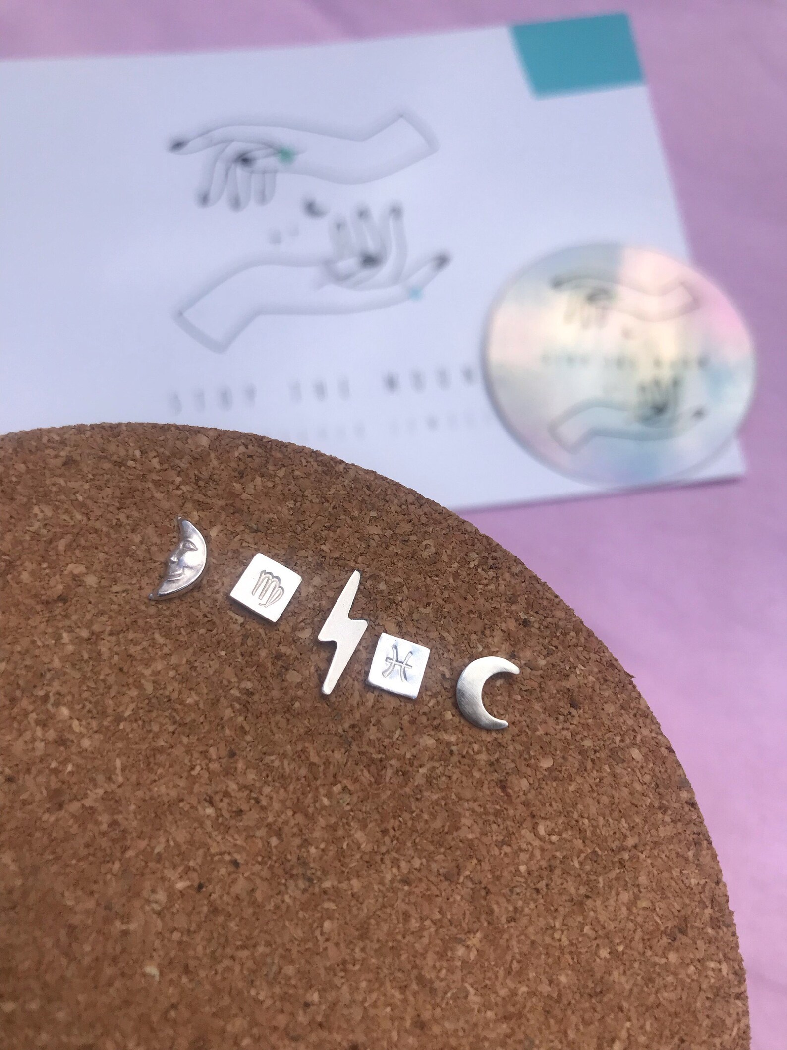 Crescent Moon Mini Stud Earrings Sterling Silver - Etsy