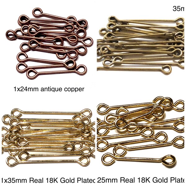 Brass Eye Pins - Etsy