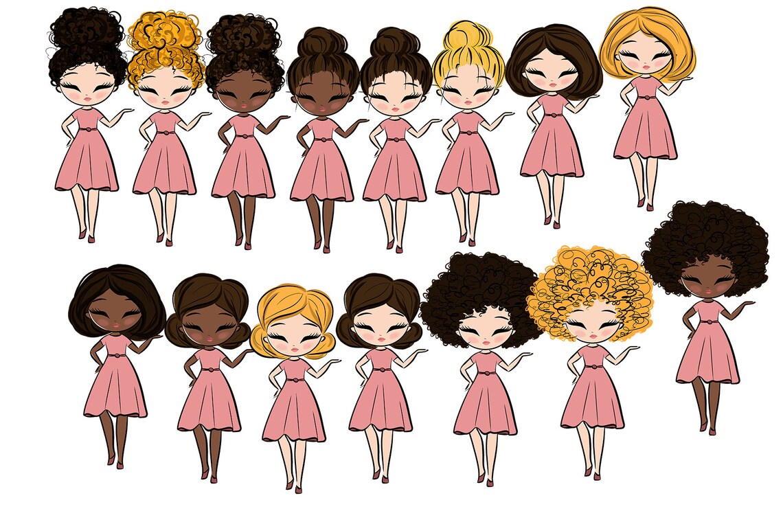 Teacher Clipart, Back to School, Teacher's Day Hand Panted Clipart ...